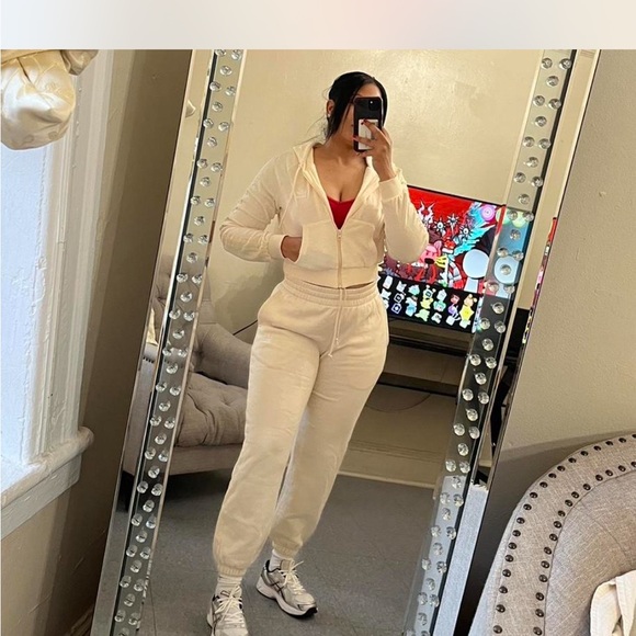adidas | Pants & Jumpsuits | Adidas Cream Womens Track Suit | Poshmark